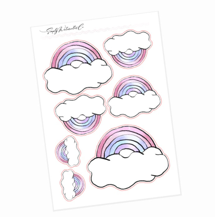 Rainbow Deco/Labels