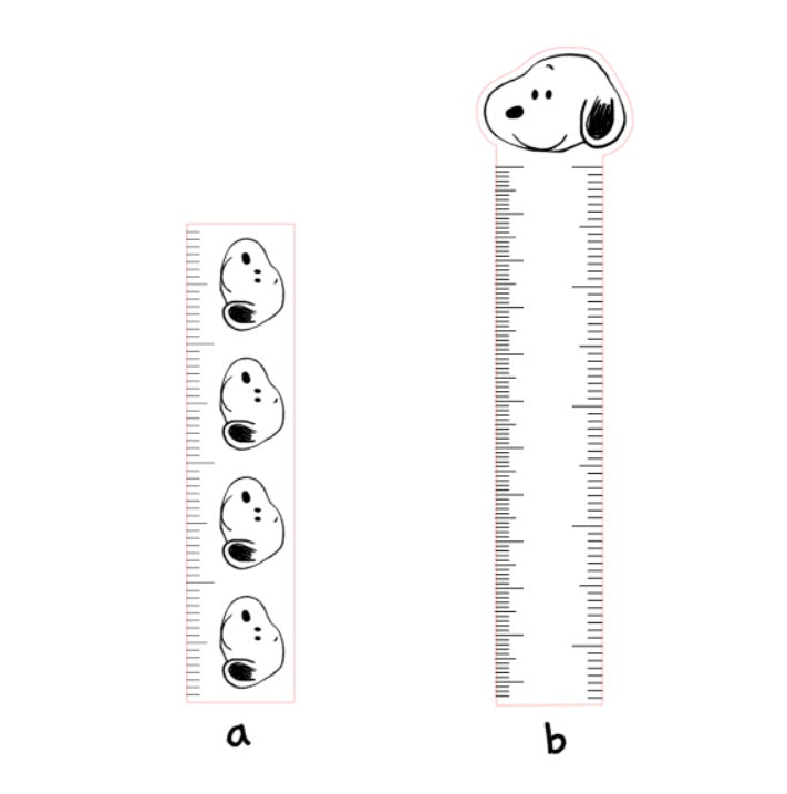 Acrylic Rulers (Dog)